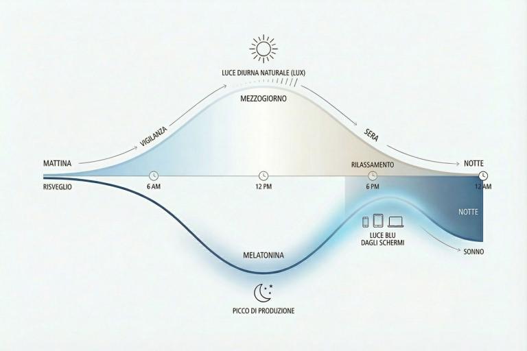Luce blu: effetti, rischi e lenti protettive